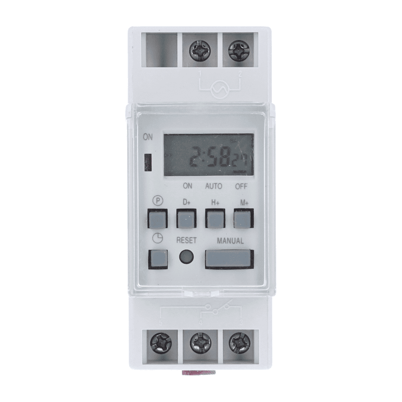 TH857 | Digital 7-day timer, DIN rail mount, 230Vac | by CDVI